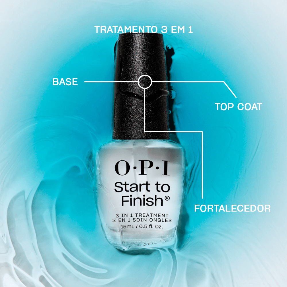 Tratamento OPI Start To Finish 15ml - Loja Wella