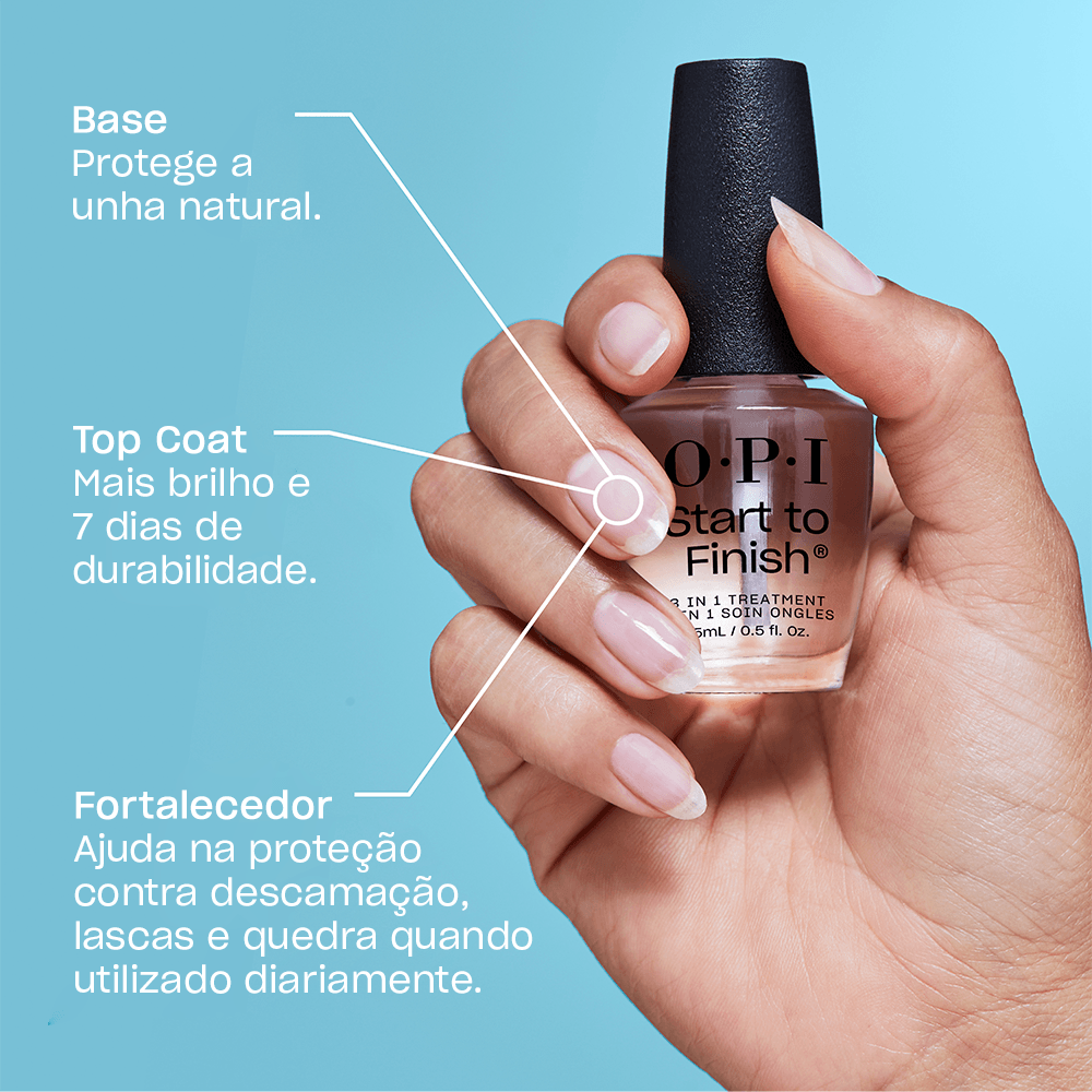 Tratamento OPI Start To Finish 15ml - Loja Wella